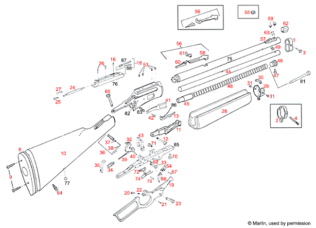 Model 94 Winchester Diagram Pin On Bell