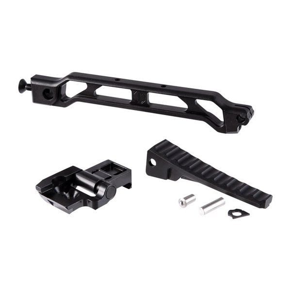 JMAC CUSTOMS 8-INCH RAISED ARM BAR WITH FOLDING BUTTPLATE AND JMAC 1913 ...