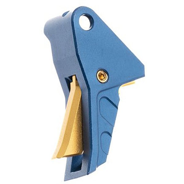 ARMORY TYRANT CNC I.T.T.S. TRIGGER FOR SPRINGFIELD ECHELON BLUE W/GOLD ...