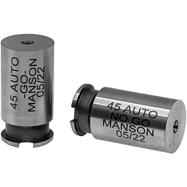 RIMMED CARTRIDGE HEADSPACE MANSON PRECISION GO GAUGE FITS .45 ACP STEEL ...